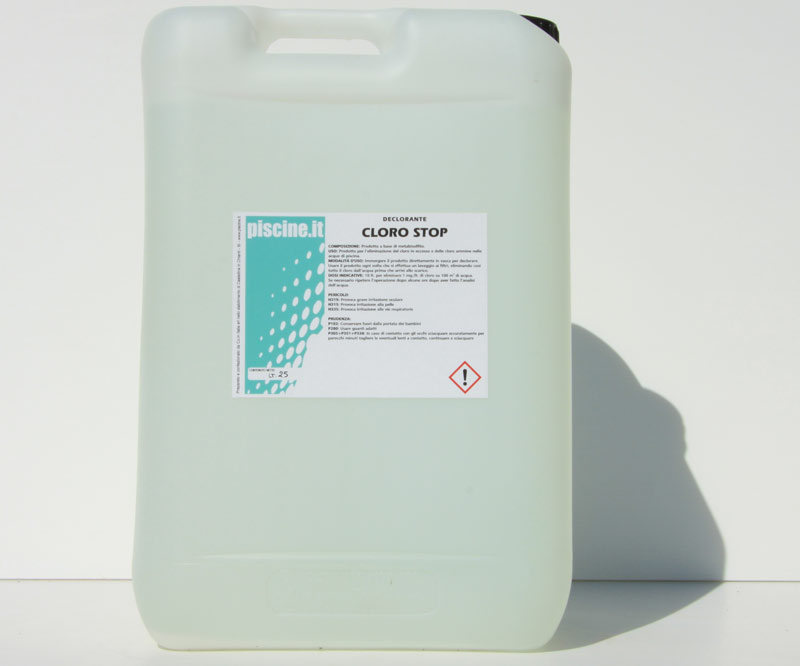 Declorante liquido - Clorostop - Piscine.it